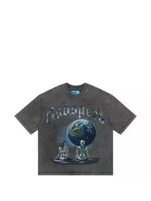 GODSPEED Artificial Love Graphic-print T-shirt - Grey