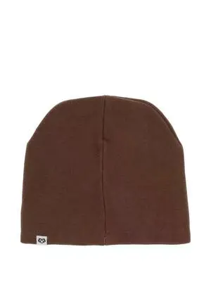 VIVAMUS Logo-intarsia Beanie Hat - Brown