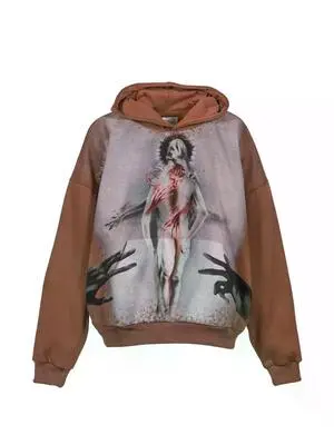 FORBIDDEN KNOWLEDGE Graphic-print Hoodie