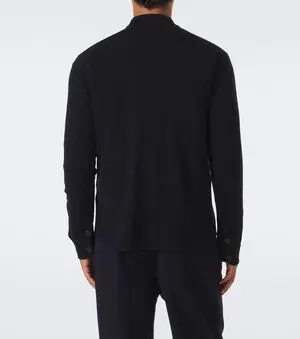ALLUDE Knitted Wool And Cashmere Shirt
