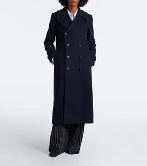 Polo Ralph Lauren Shearling-trimmed Wool Coat