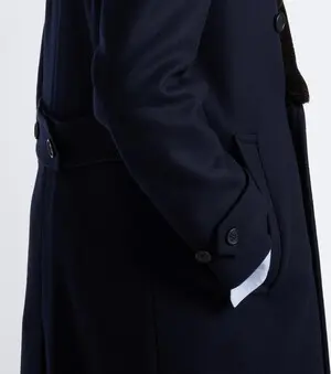 Polo Ralph Lauren Shearling-trimmed Wool Coat