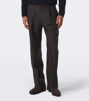 Incotex Virgin Wool Straight Pants