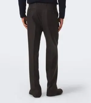 Incotex Virgin Wool Straight Pants