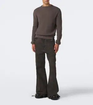 Rick Owens Bolan Distressed Flared Jeans