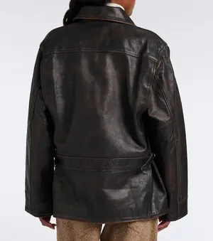 Polo Ralph Lauren Oversized Leather Jacket