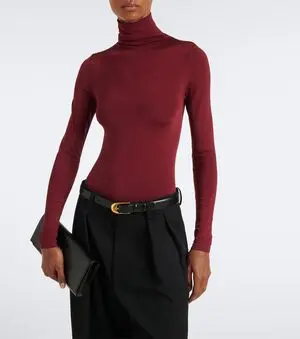 Wolford Colorado Turtleneck Jersey Bodysuit