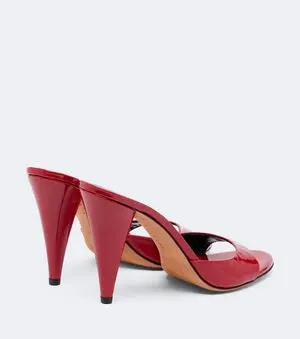 JUDE Hew Patent Leather Mules