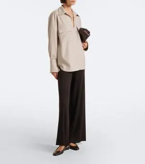 Agnona Embellished Wool Shirt