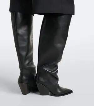 SOULIERS MARTINEZ Nevada Leather Knee-high Boots