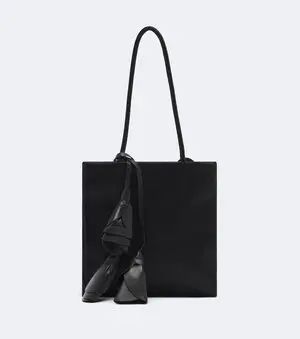Magda Butrym Julia Small Satin Shoulder Bag - Black