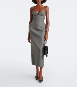 Magda Butrym Julia Small Satin Shoulder Bag