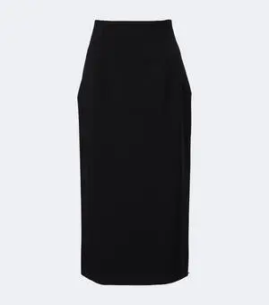 Sportmax Wool-blend Pencil Skirt - Black