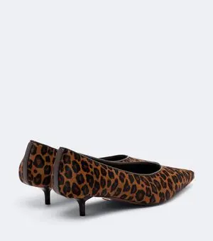 Max Mara Leopard-print Calf Hair Pumps