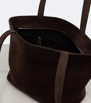 THE ROW Parker Medium Suede Tote Bag