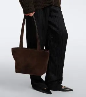 THE ROW Parker Medium Suede Tote Bag