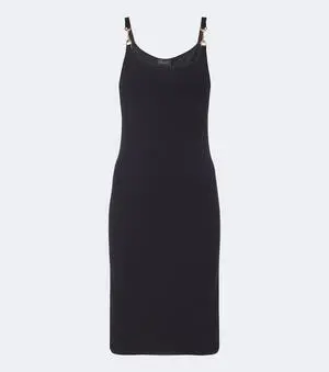 Gucci Horsebit Jersey Midi Dress - Black