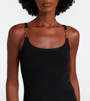 Gucci Horsebit Jersey Midi Dress