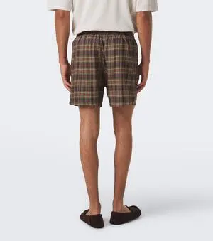 Acne Studios Plaid Shorts