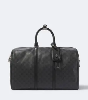 Gucci Gg Essence Classic Medium Canvas Duffel Bag - Black