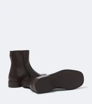 LEMAIRE Leather Ankle Boots