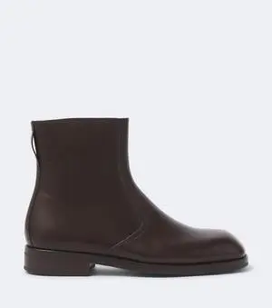LEMAIRE Leather Ankle Boots