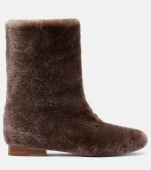 Gabriela Hearst Tina Shearling Mid-calf Boots