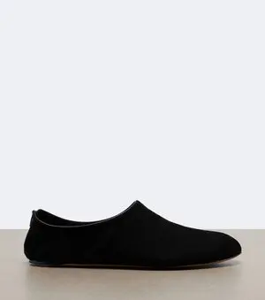 THE ROW Stellene Suede Slip-on Shoes