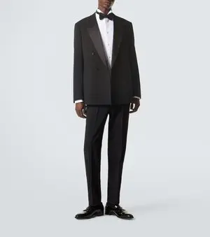 Giorgio Armani Virgin Wool Tuxedo Blazer