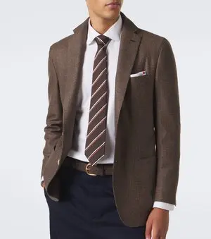 Kiton Striped Silk Tie