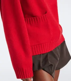 Magda Butrym Wool And Cashmere Polo Sweater