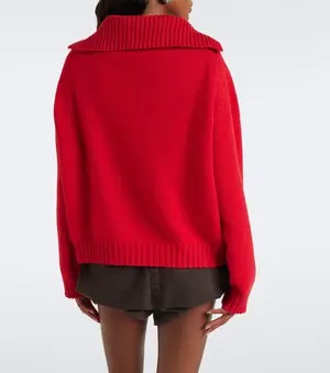 Magda Butrym Wool And Cashmere Polo Sweater