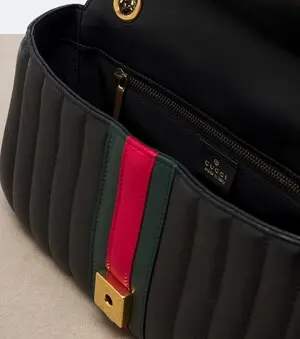 Gucci Jetset Gg Marmont Medium Leather Shoulder Bag