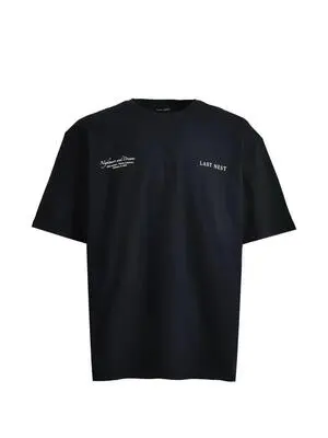 LAST NEST Nightmares And Dreams Graphic-print T-shirt - Black