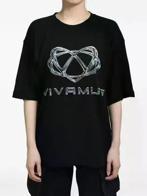 VIVAMUS Logo-print T-shirt