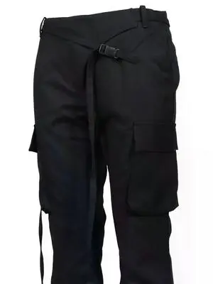 BOHEMSEO Strap-detail Buckled Cargo Pants