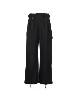 SUBLATIONS Gurkha Wide-leg Trousers - Black