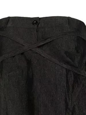 BOHEMSEO Draped Asymmetric Mini Dress