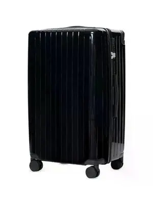 LUFLY Ribbed Suitcase - Black