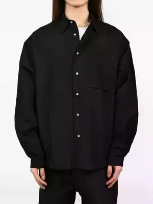 BIBLIOTHERK Patch-pocket Long-sleeve Shirt