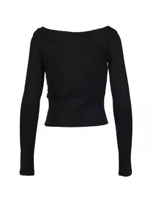 BOHEMSEO Twisted Ribbed Blouse