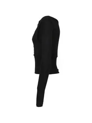 BOHEMSEO Twisted Ribbed Blouse