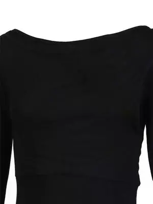 BOHEMSEO Twisted Ribbed Blouse