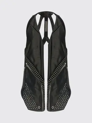 Rick Owens Leather Vest With Glasses