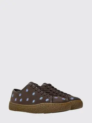 Camper Embroidered Low Top Trainers