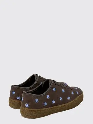 Camper Embroidered Low Top Trainers