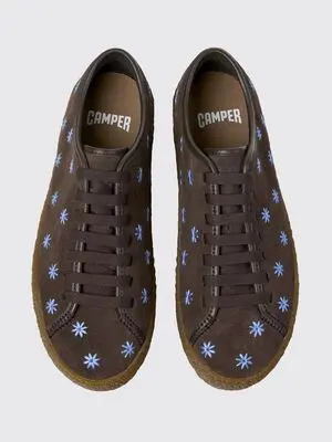 Camper Embroidered Low Top Trainers