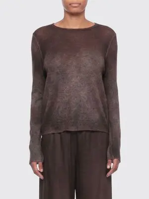 Avant Toi Cashmere Abstract Motif Crewneck Sweater