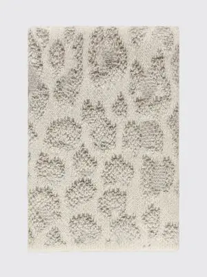 Avant Toi Abstract Jacquard Cashmere And Wool Blend Scarf - Beige