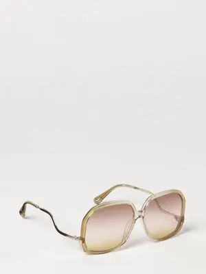 Chloé Cat-eye Butterfly Sunglasses In Acetate With Gradient Lenses - Beige